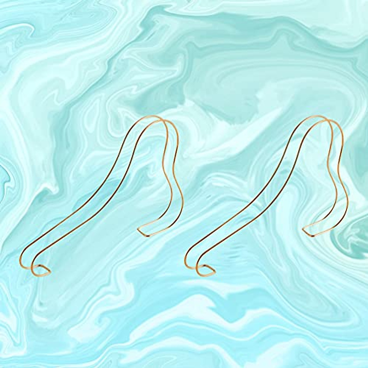 Happyyami Shoe Display Stand 2PCS Stainless Steel High Heel Shoe Display Stand Sandal Shoes Display Shoes Supporter Forms Inserts Shaper Forms Inserts Trees for Women Sandals Shoe Form Inserts