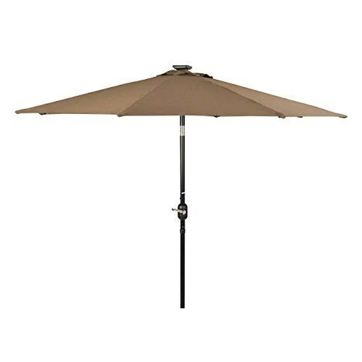 Trademark Innovations 7' Solar LED Patio Umbrella (Tan)