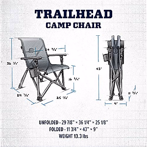 YETI Trailhead Collapsible Camp Chair, Navy