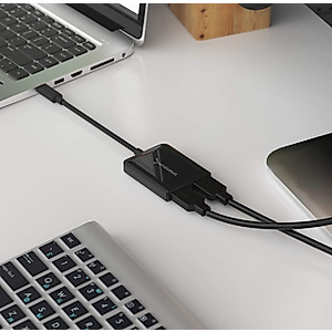SABRENT USB Type C Dual HDMI Adapter [Supports Up to Two 4K 30Hz Monitors, Compatible with Windows Systems Only] (DA-UCDH)