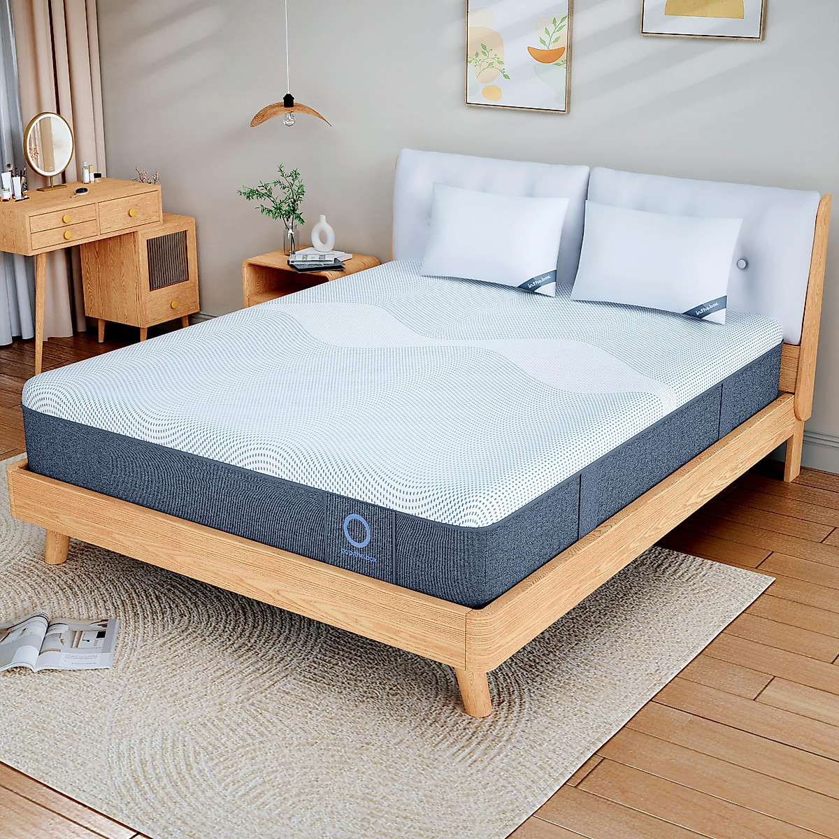 12 Inch Hybrid Full Mattress, Medium Firm with Memory Foam for Pressure Relieving & Individually Wrapped Springs for Motion Isolation, Affordable Bed Mattress in a Box, CertiPUR-US Certified-Full