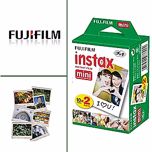 Fujifilm Instax Mini Link2 Smartphone Printer (Soft Pink) Bundle with Fuji Instax Mini Film Pack (40 Sheets)