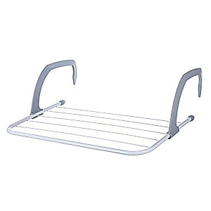 N/NY N/NYMulti-Purpose Clothes Rack Indoor and Outdoor Clothes Rack Creative Household Goods Folding Rack White