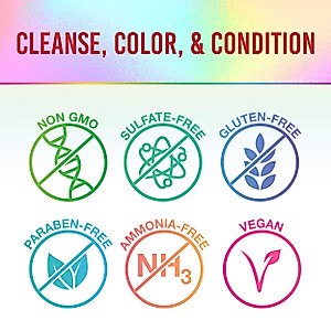 Punky Colour 3-in-1 Color Depositing Hair Cleanser & Conditioner, 8.5 fl oz. (Redilicious)