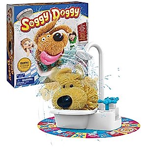 Soggy Doggy, The Showering Shaking Wet Dog Award-Winning Kids Game Board Game for Family Night Fun Games for Kids Toys & Games, for Kids Ages 4 and Up