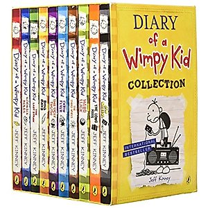 Diary of a Wimpy Kid Series Collection 12 Books Set By Jeff Kinney (Diary of a Wimpy Kid,Rodrick Rules,The Last Straw,Dog Days,The Ugly Truth,Cabin Fever,The Third Wheel,Hard Luck