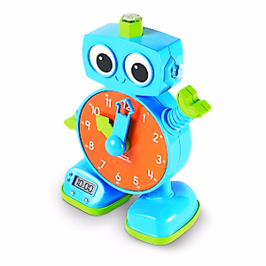 Learning Resources Tock The Learning Clock - 1 Piece, Ages 3+ Educational Talking & Teaching Clock, Toy Clock for Toddlers, Educational Toys for Kids