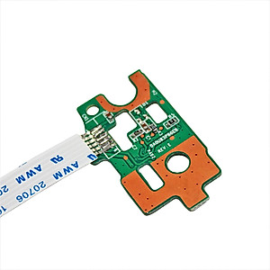 Zahara Power Switch Button Board with Cable Replacement for HP 15-f004wm 15-f272wm 15-f009ca 15-f111dx 15-f010dx 15-f271wm 15-f010wm 15-f048ca