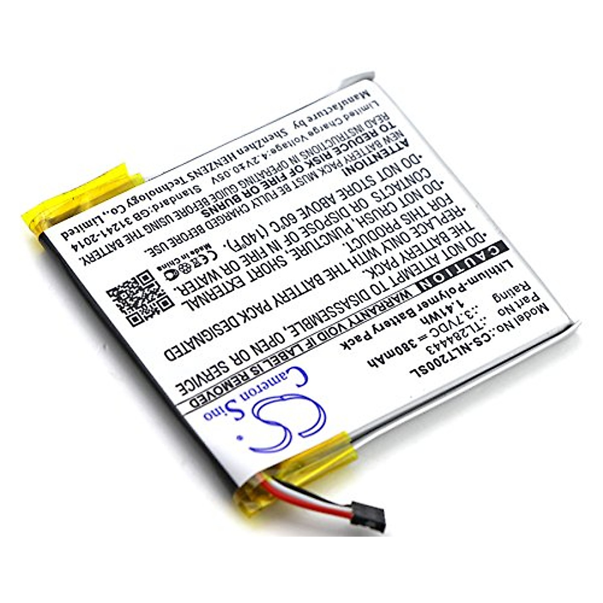 Replacement Battery for NEST A0013 Learning Thermostat 2nd Generation Learning Thermostat 3rd Gen Learning Thermostat 3rd Generation T3007ES T3008US Part NO TL284443