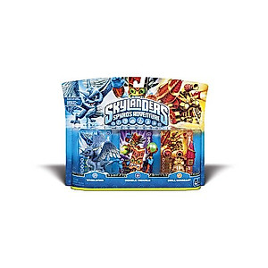 Gold Skylanders Spyro's Triple Character Pack (Whirlwind, Double Trouble, Gold Drill Sergeant)