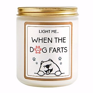 AWDK Mom Gifts Gifts for Women- Gifts for mom Funny Dog Mom Happy Mothers Day Gift for Dog Lovers Best Friends Girlfriend Sisters Female Coworker Relaxing Presents Lavender Scented Candle