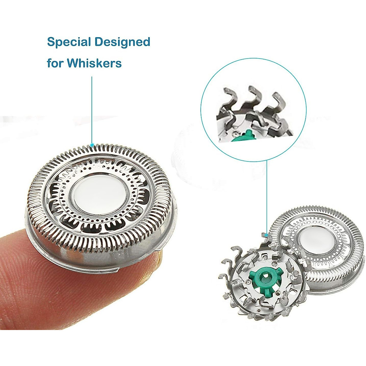 𝙐𝙥𝙜𝙧𝙖𝙙𝙚𝙙 SH90 Replacement Head for Phi-lips No-relco, Shaver Heads Blades Cutter Compatible with Phillips No-relco SH90/62 Series 9000 Series 8000 S8950 S9000 S9311 S9321 S9511 S9531 S9721