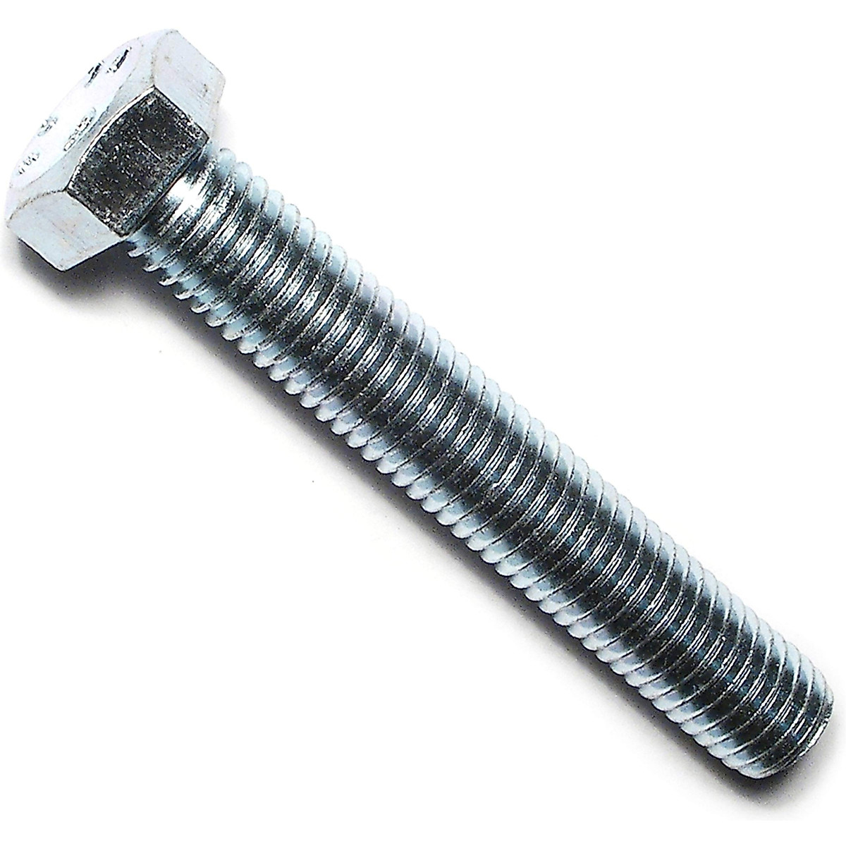 Hard-to-Find Fastener 014973244613 Full Thread Hex Tap Bolts, 5/8-11 x 4, Piece-25, zinc