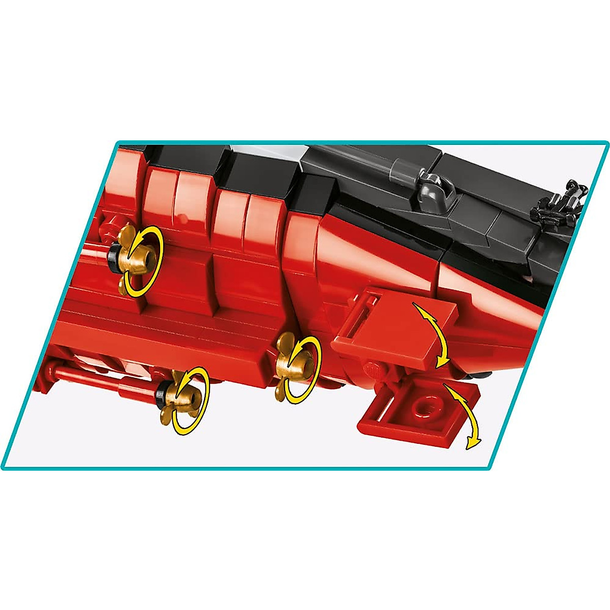 COBI Historical Collection World War II Battleship Bismarck, White