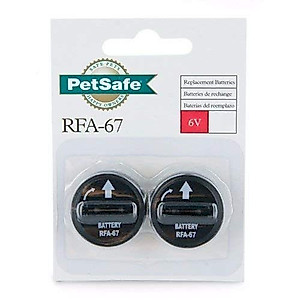 PetSafe Replacement Batteries 6 Volt (RFA-67D-11) Package of 2 Batteries
