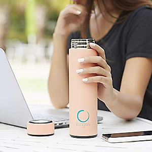 Pure Zen Tea 3 Thermos with Infuser - Blue, Black and Pink - 15 oz