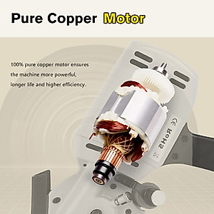 CGOLDENWALL Large Electric Rotary Fabric Cutter Cloth Cutter Cutting Machine Electric Rotary Scissors Industrial Grade for 1 inch Multi-Layer Cloth Fabric Leather Wool Rubber Curtain and Carpet 110V