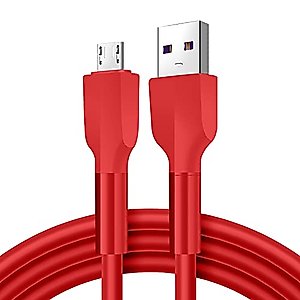 BGNTBUK Phone Scratch Remover 1m Silicone Data Cable Mobile Phone Color Fast Charging Line Liquid Soft Plastic Flash Charging Cable Suitable for Android Phone Charging Cords for Android