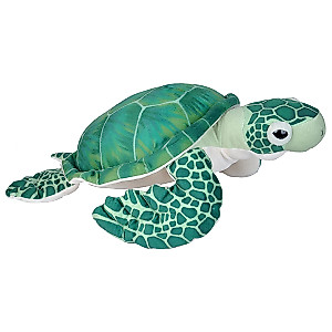 Wild Republic Sea Turtle Plush, Stuffed Animal, Plush Toy, Gifts for Kids, Living Ocean 23 Inches , Green