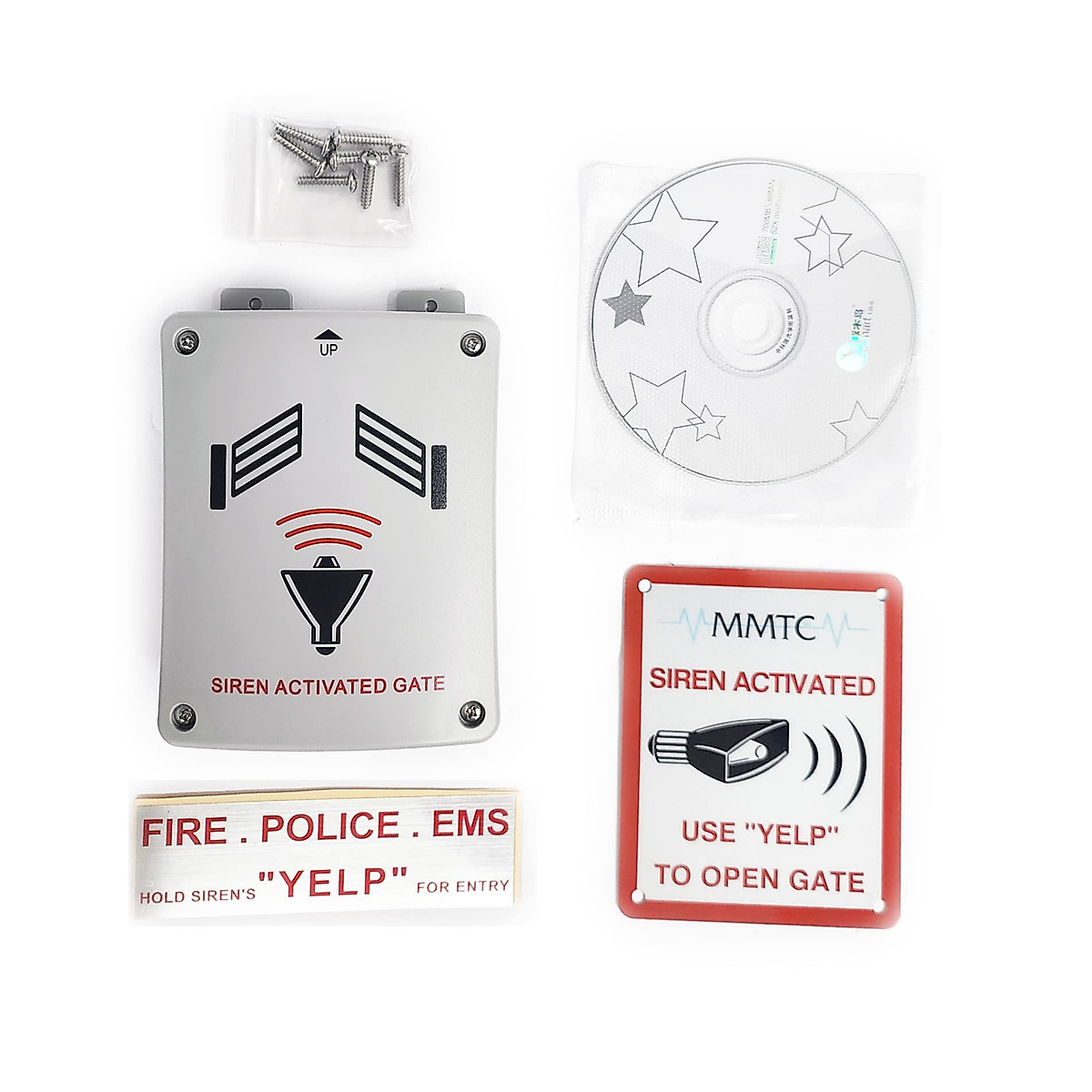MMTC Siren Activated Gate SOS Emergency Access Siren Operated Sensor