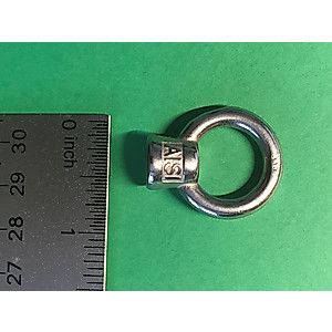 US Stainless 4 Pieces Stainless Steel 316 Lifting Eye Nut 1/4" UNC Marine Grade Pitch of 20