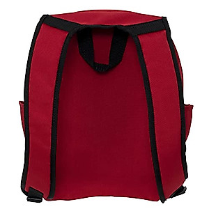 Sesame Street Hello Elmo Personalized Backpack with Custom Name Printed on Red Book Bag | Zippered Compartments and Side Water Bottle Pockets | Toddler Size School Bag