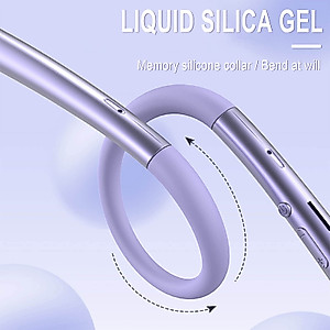 Sports Wireless Blue-Tooth Earphones, High-Power Neck-Mounted Mag-netic Earphones Stereo Earbuds, Bone-Conduction Earphone Foldable Headset Super Battery Life, for Outdoor Working Travel (Blue)