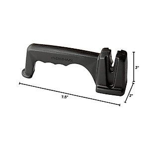 Farberware Tabletop Knife Sharpener, Black, 7.5-Inch