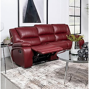 Coaster Camila Motion Sofa, Red
