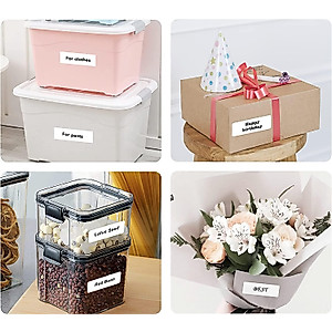 POLONO Genuine 3" x 1" Direct Thermal Label, Self-Adhesive Address Shipping Thermal Label, Barcodes, Address Postage Labels Compatible with POLONO PL60 and PL70E Label Printer (1000 Labels)