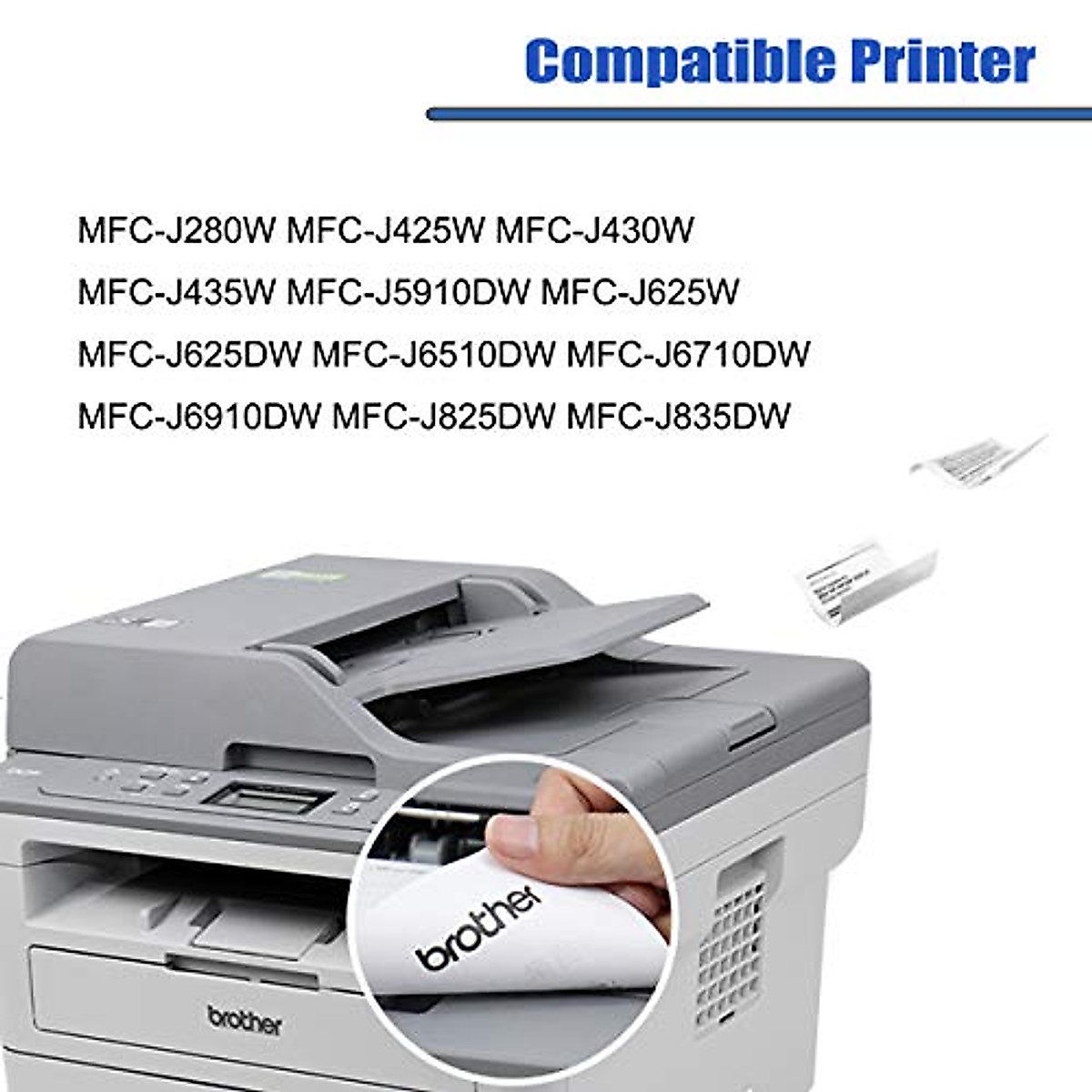 HOTCOLOR LC75/LC79/LC71 LC 75 LC 79 LC 71 (Black Cyan Magenta Yellow) x4 Ink Cartridges for Brother MFC-J430W MFC-J5910DW MFC-J625DW MFC-J6510DW Printer (16Pack)