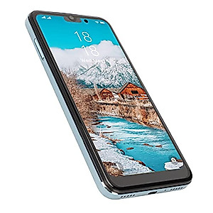 I14proMax Unlocked Cell Phone, 6.3in HD Screen Smartphone, Dual Sim 4G Mobile Phone, 6+128G, 8MP + 16MP, 4000mAh, Face ID, BT, FM, WiFi, for Android12,Blue
