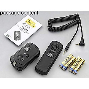 Pixel Oppilas 2.4GHz Digital Wireless Remote Shutter Release E3 for Canon, Fujifilm GFX50R, Samsung, Contax, Sigma and Hassleblad Cameras, Replaces Can RS-60E3