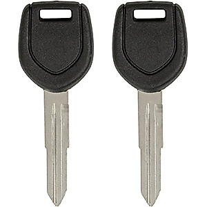 Keyless2Go Replacement for New Uncut Transponder Ignition Car Key MIT12-PT (2 Pack)