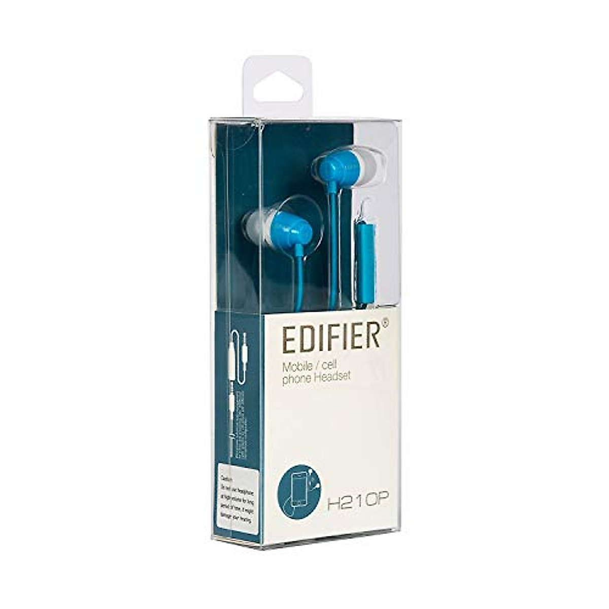 Edifier P210 in-Ear Headphones with Mic for Mobile Headset - Blue