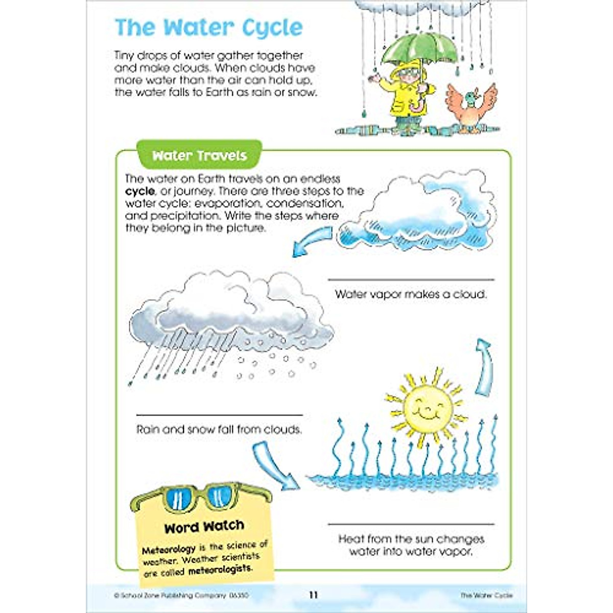 School Zone - Big Science Workbook - 320 Pages, Ages 7 to 9, 2nd Grade, 3rd Grade, Weather, Seeds, Plants, Insects, Mammals, Ocean Life, Birds, and More (School Zone Big Workbook Series)