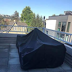 YWWQYBYQ Patio Furniture Covers,83"(L) x 43"(W) x 27"(H),Outdoor Furniture Set Cover Waterproof Heavy Duty,Garden Rectangle Table Cover,Large Loveseat Cover