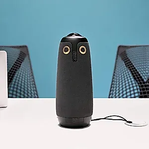 Owl Labs Meeting Owl - 360 Degree, 720p Video Conference Camera, Microphone, and Speaker (Automatic Speaker Focus, Perfect for Huddle Rooms), Black