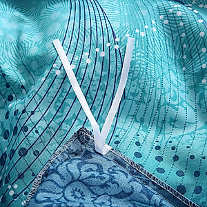 Swanson Beddings Twilight-P 5-Piece Bedding Set: Duvet Cover, Two Pillowcases and Two Pillow Shams (Full)