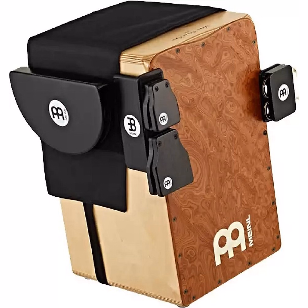 Meinl Percussion Cajon Blanket with Side Pockets and Padded Seat, Heavy Duty Nylon, Black (CAJ-BLK)
