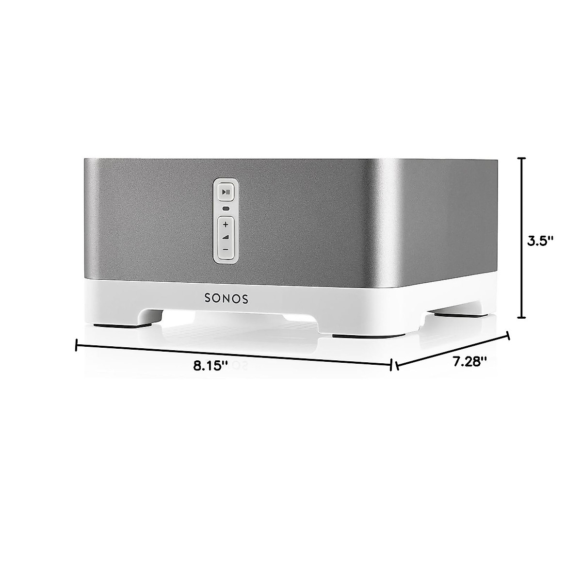 Sonos Connect: Amp - Wireless Home Audio Amplifier for Streaming Music, Amazon Certified and Works With Alexa