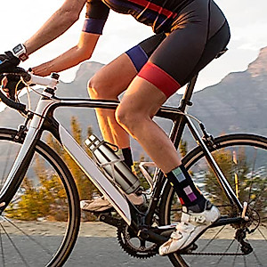 JiaQi Vacuum Insulated Coffee bottle,Stainless Steel Vacuum insulated Bike Water Bottles with Filter, keep Hot&Cold Drink Metal Water Flask 25oz