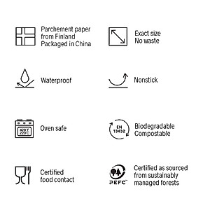 Kana Premium Perforated Parchment Air Fryer Paper Liners - 100 Eco-Friendly Pack - For Bamboo Steamer, Steaming Basket, Rice, Dim Sum (9 inch)