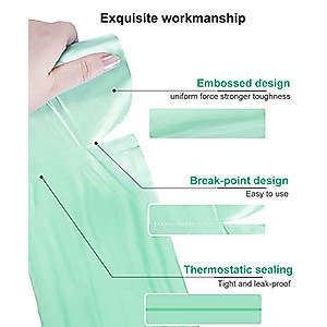 1.2 Gallon Small Trash Bags Garbage Bags, AYOTEE Mini Compostable Strong Bathroom Wastebasket Can Liners trash Bags for Home Office Kitchen fit 5 Liter 5L,1 Gal,Green