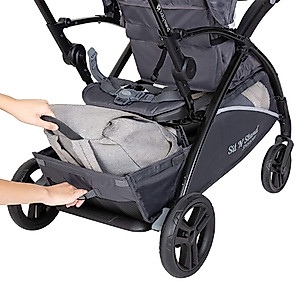 Baby Trend Sit 'N Stand 5 in 1 Shopper Stroller, Blue Mist