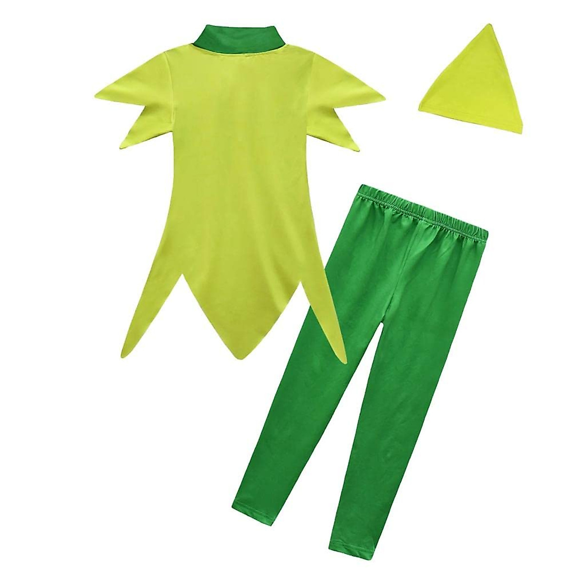 Dressy Daisy Peter Pan Costume with Hat for Toddler Boys Halloween Fancy Party Dress Up Outfit Set Size 3T 4T