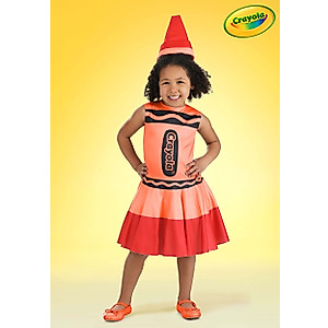 Fun Costumes Crayola Red Crayon Costume Dress - Dress with Headband - Toddler