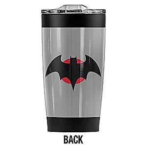 Logovision Batman Thomas Wayne Stainless Steel Tumbler 20 oz Coffee Travel Mug/Cup, Vacuum Insulated & Double Wall with Leakproof Sliding Lid | Great for Hot Drinks and Cold Beverages