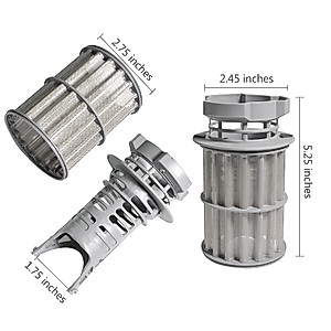 645038 Dishwasher Appliance Filter Micro Circulation Pump 00645038 Dishwasher Filter Basket Compatible with Bosch Thermador Kitchen Accessories Replacement