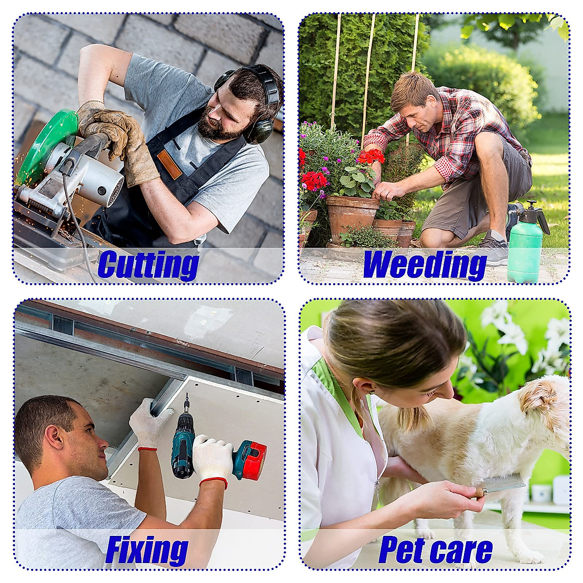 JenPen 3 Pairs Forearm Protective Sleeves with Fingers Cut Resistant Sleeve Arm Level 5 Protection thin skin Arm Protectors (Black, Gray, Blue)